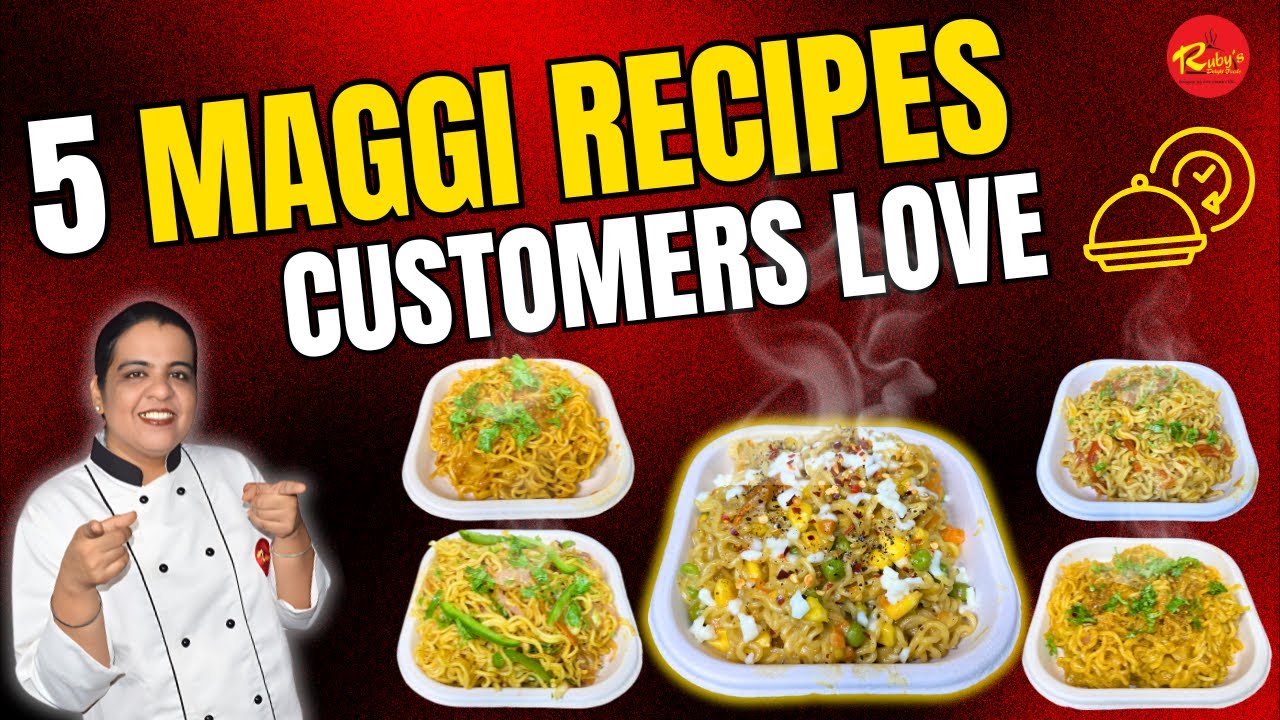 5 Maggi Recipes Every Cloud Kitchen Must Have + Non-Sticky Maggi ...