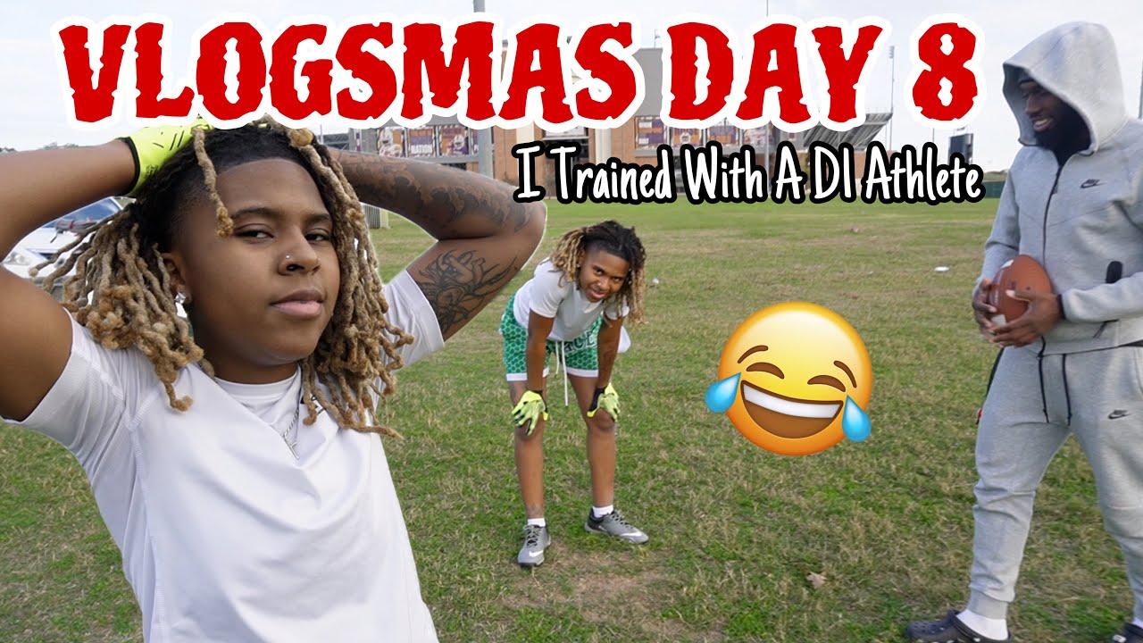 VLOGSMAS DAY 8 | I Trained With A D1 Athlete - YouTube