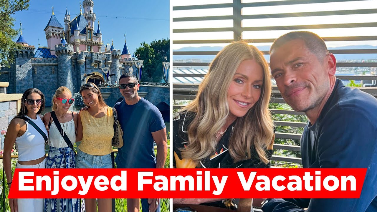 Kelly Ripa Enjoyed Summer Vacation With Kids And Husband Mark Consuelos ...