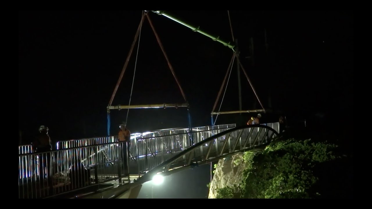 ANZAC Memorial Bridge Construction 2015 - YouTube