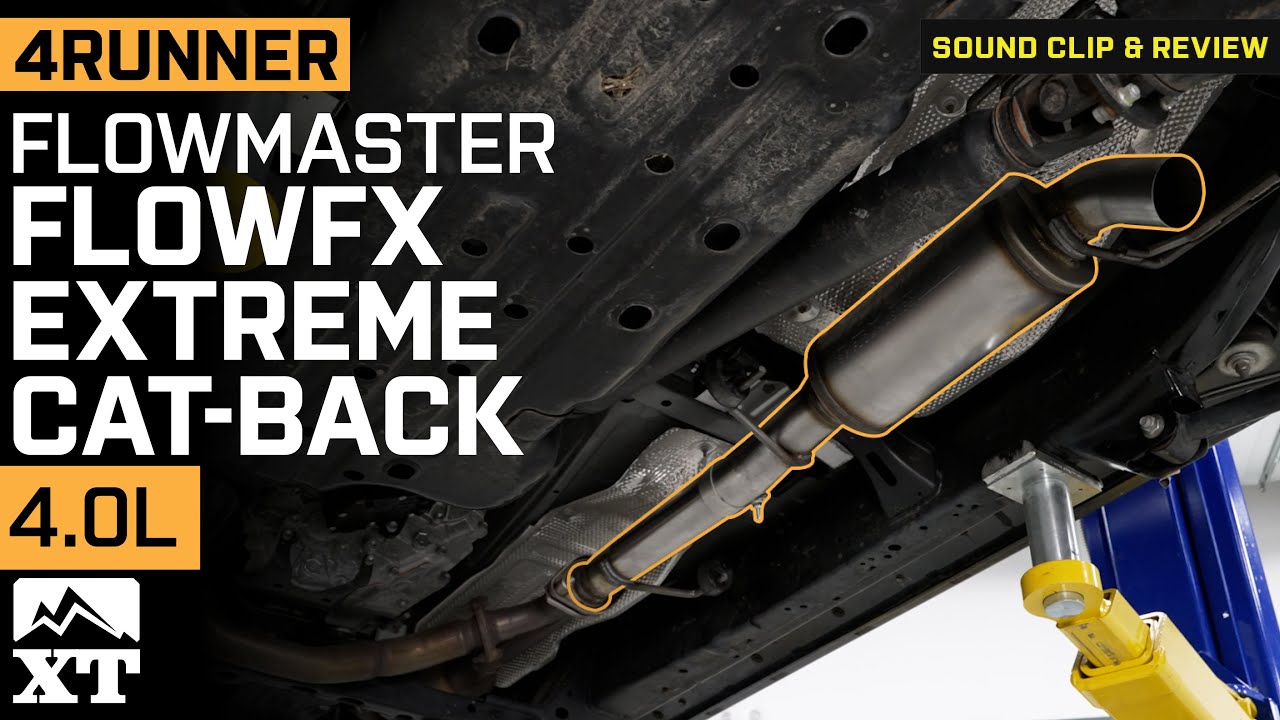 2010-2024 4.0L 4Runner Flowmaster FlowFX Extreme Cat-Back Exhaust System Review & Sound Clip ...