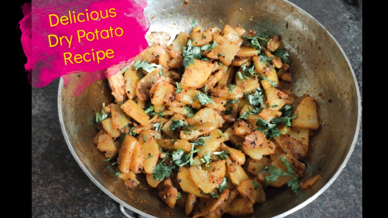 खमंग बटाटा काचरी कृती, Tangy Dry Potato Recipe - YouTube