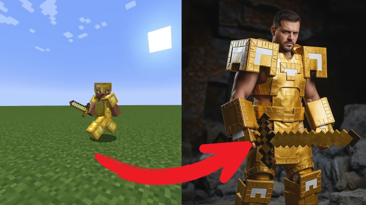 Minecraft Vs Real Life Comparison SHOCKING Similarities - YouTube