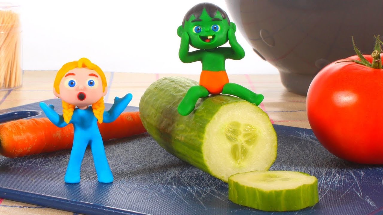 FUNNY KIDS MAGIC HOUSE MAGIC FOOD Play Doh Cartoons For Kids - YouTube