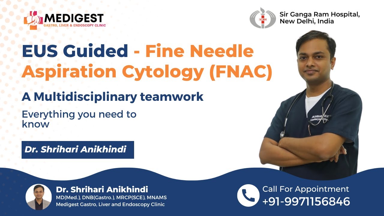 EUS Guided - Fine Needle Aspiration Cytology (FNAC) - YouTube