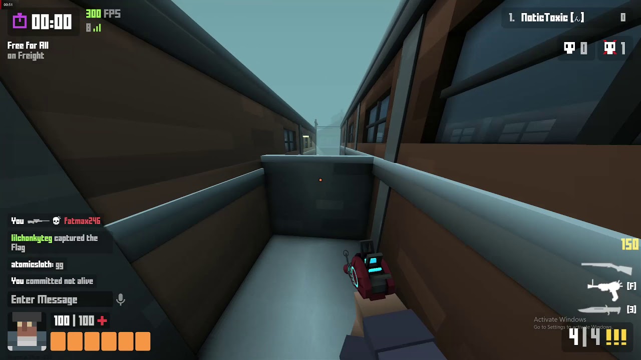 a glitch on the new map in krunker.io - YouTube