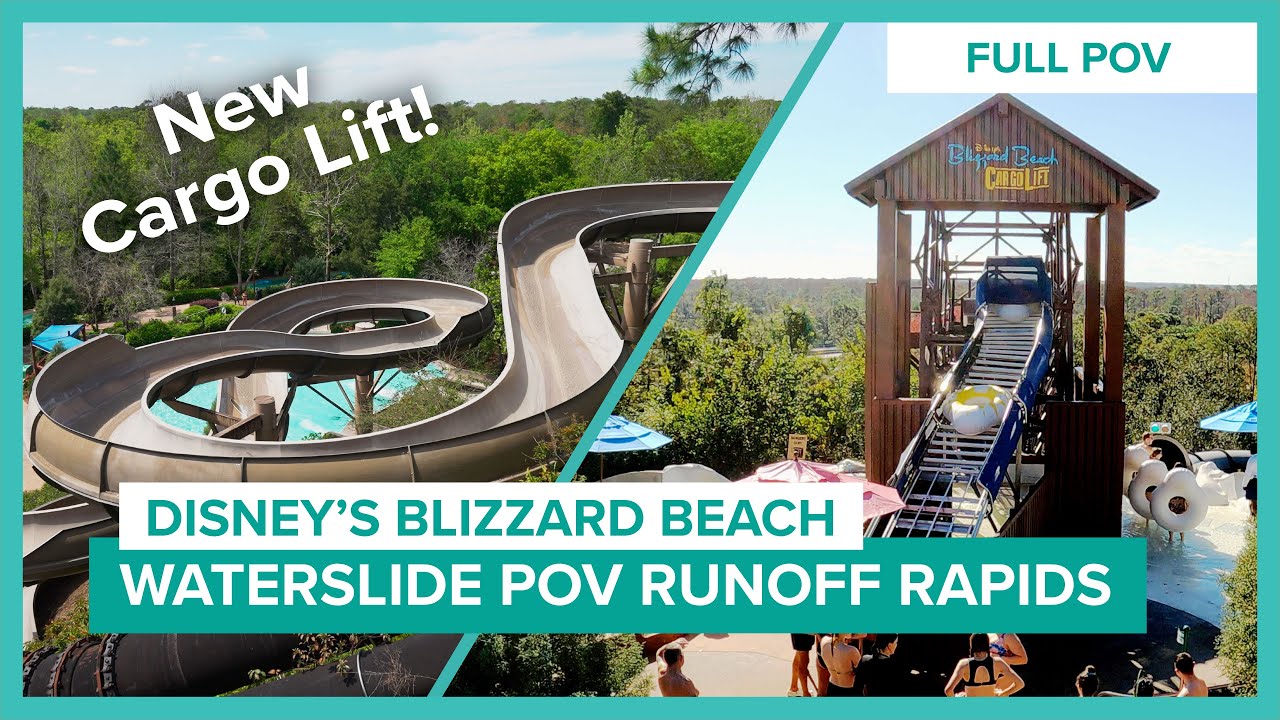 Disney’s Blizzard Beach Tube Rides, Runoff Rapids - YouTube
