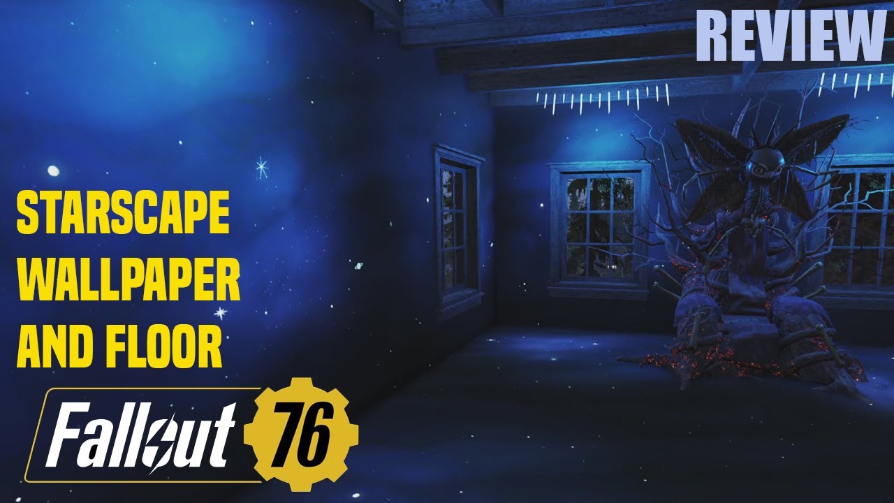 Fallout 76 - Starscape Floor and Wallpaper Review [Unlockable for Free ...
