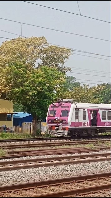 Eastern Railway’s beautiful pink train! 🌸 - YouTube
