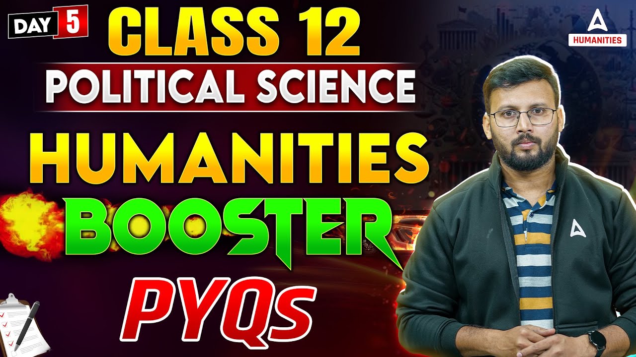 Top Marks in Political Science | Class 12 PYQs 2025 Day 5 | Moin Sir's ...