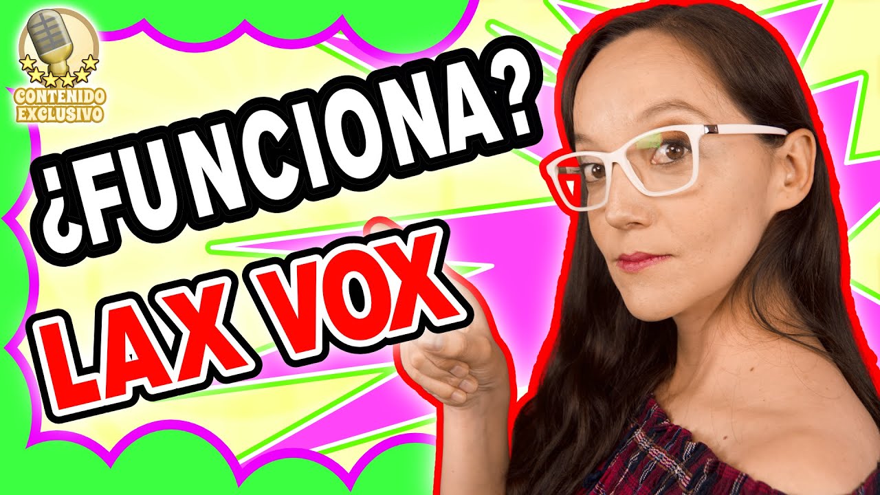 🏅 TODO lo que DEBES saber sobre LAX VOX 🛑 y NADIE te lo va DECIR 🌟 - YouTube