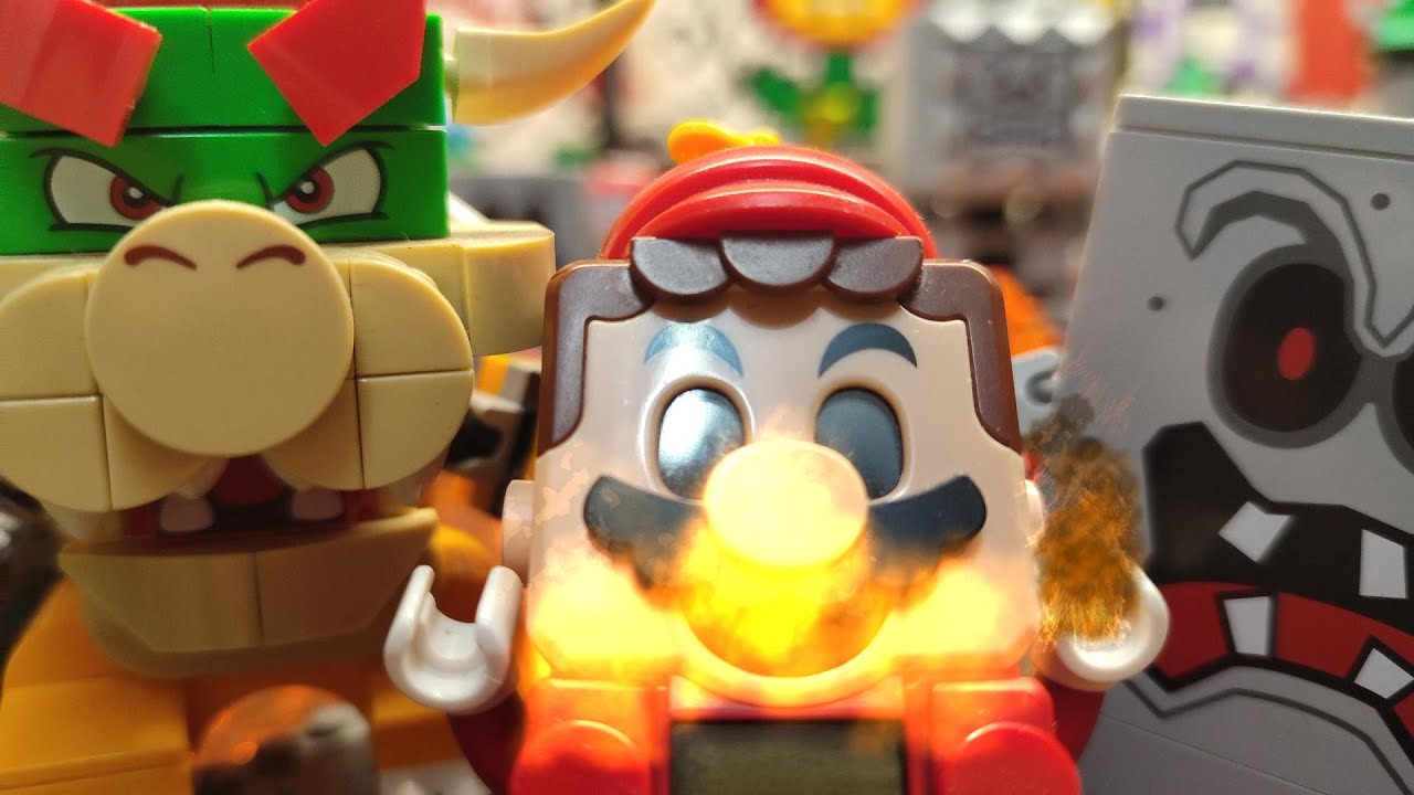 LEGO Mario dies in Lava Level MOC / LEGO Mario dont win every time ...