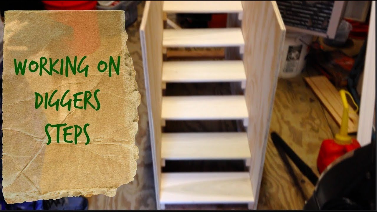 Working On Diggers Steps - YouTube