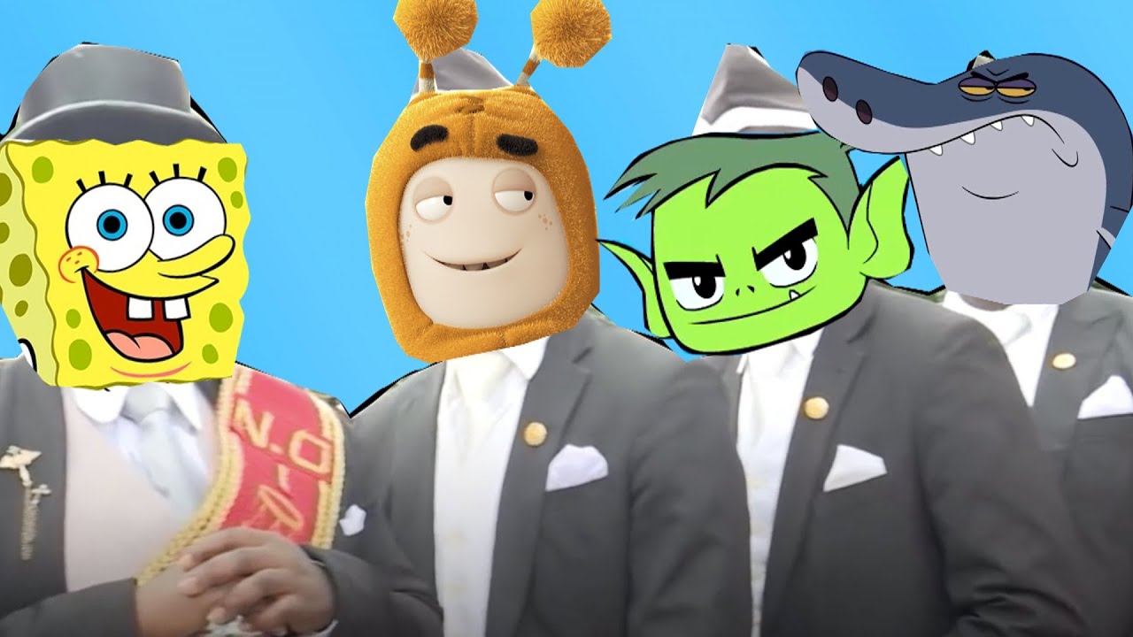 Oddbods & Zig and Sharko & SpongeBob & Teen Titans Go! - Coffin Dance ...