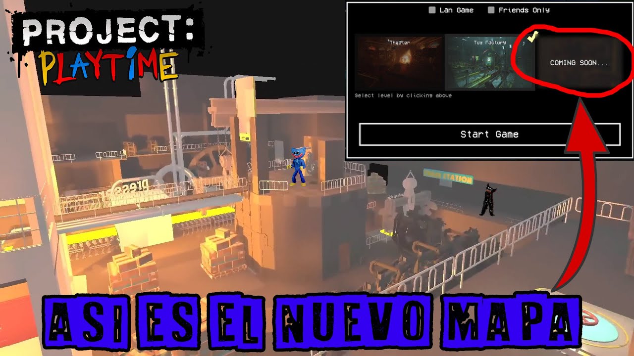 PROJECT PLAYTIME EL TERCER MAPA COMO ES EL MAPA 3 DE PROJECT PLAYTIME ...