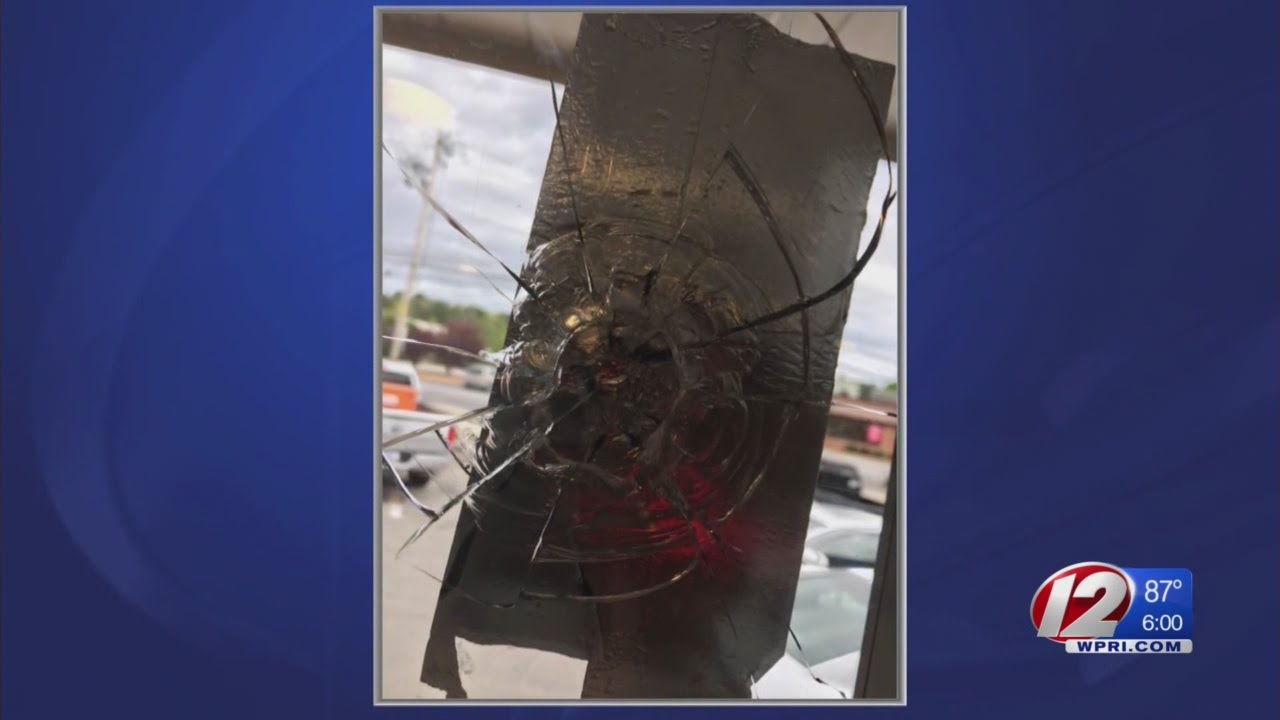 Stray Bullet Crashes Through Window of Richmond McDonald's - YouTube