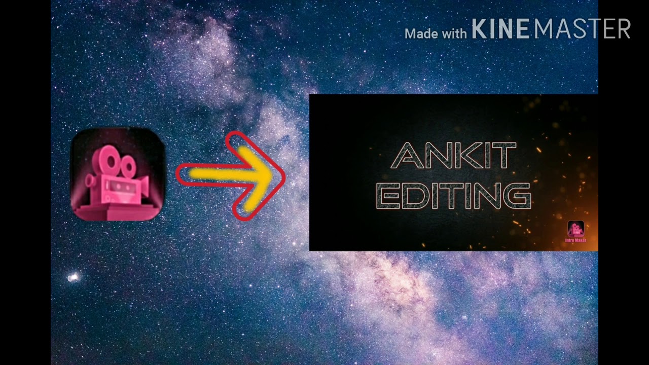 HOW TO MAKE A INTRO WITH INTRO MAKER #INTRO #EDITING - YouTube