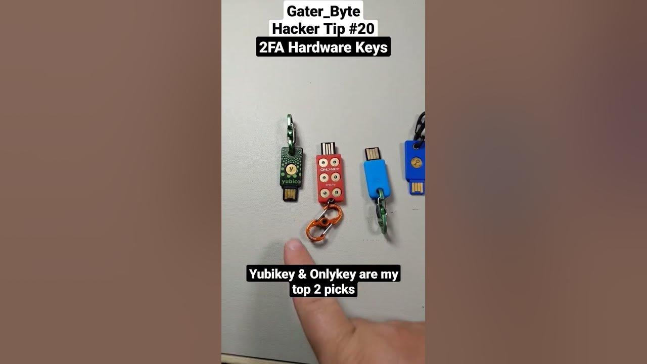 2023 Hacker Tip 20 Get Yourself 2fa Hardware Youtube