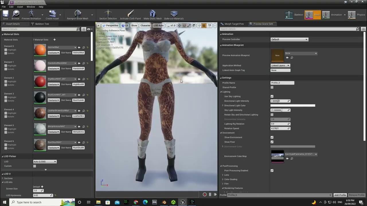 Export Character Model From Blender 2.92 to Accurig then into Unreal Engine 4 then Retarget ...