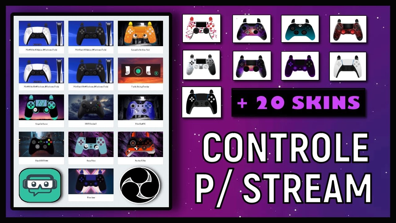 COMO COLOCAR CONTROLE NA LIVE + SKINS PS(5,4,3) XBOX(SERIES X,ONE,360 ...