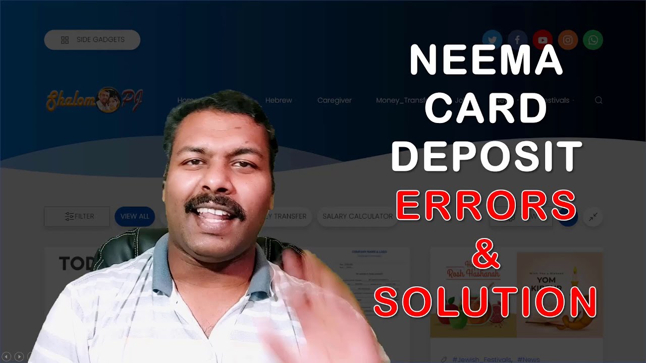 NEEMA CARD DEPOSIT ERRORS AND SOLUTIONS || നീമ കാർ ഡെപ്പോസിറ്റിൽ വരുന്ന ...