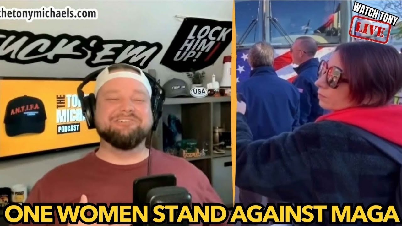 Anarchy Princess Faces MAGA Crowd: One Woman’s Stand at Trump Rally ...