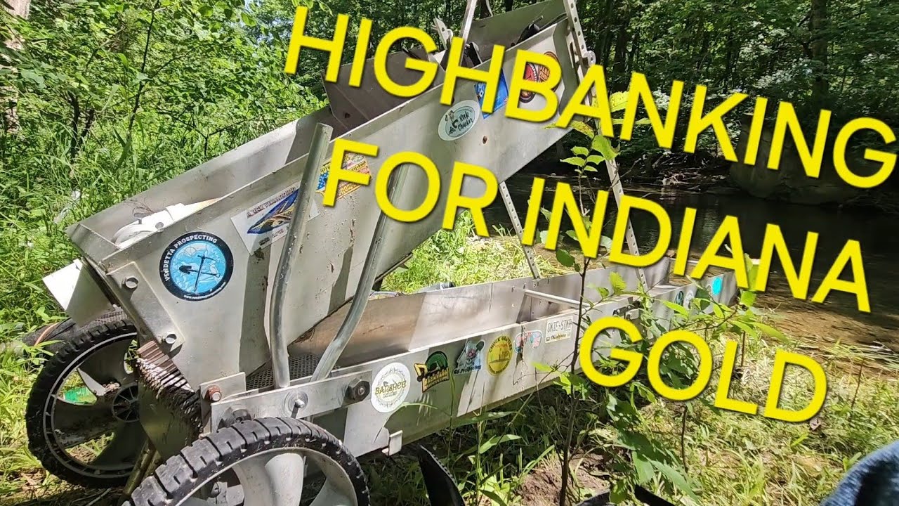 HIGHBANKING / DREDGE RUN Gold Prospecting in Indiana w/ Brian ...