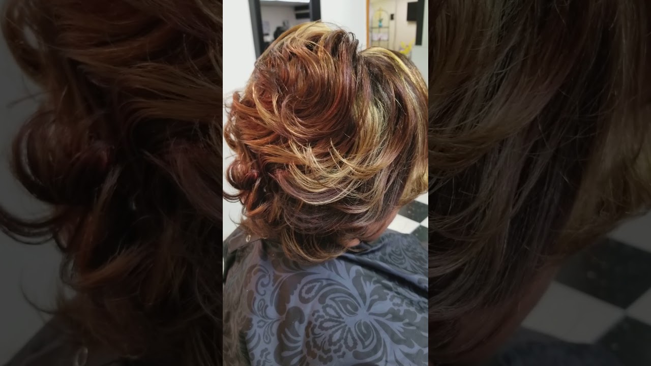 Multi colored Highlights & Lowlights. - YouTube