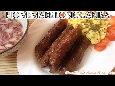 Homemade Skinless Longganisa Recipe | How to wrap longganisa - YouTube