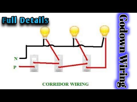 Godown wiring diagram corridor wiring || Furqan Electronics - YouTube
