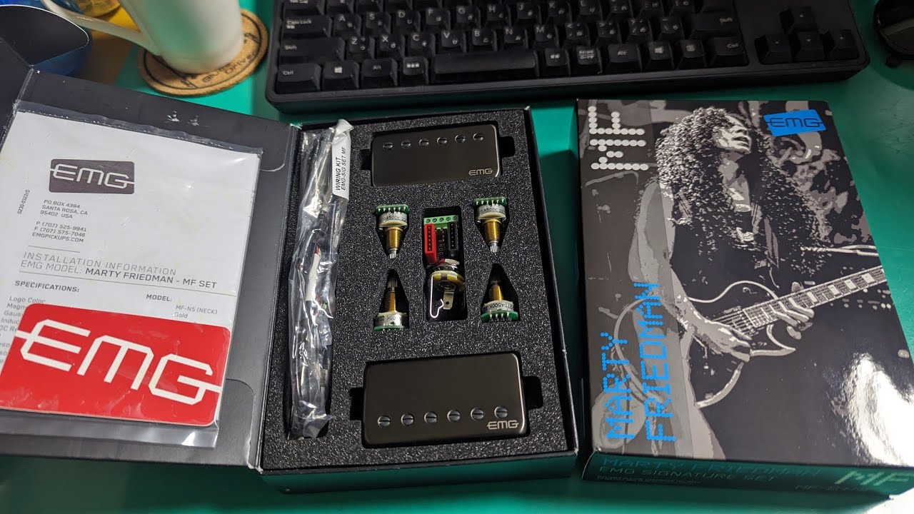 EMG MF Set 1vol 1 tone 配線 - YouTube