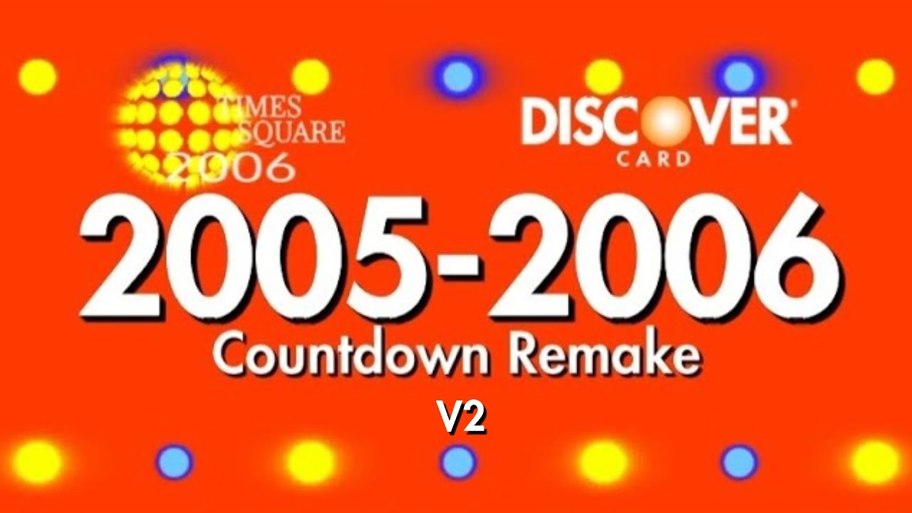 Discover Card 2005-2006 Countdown Remake V2 - YouTube