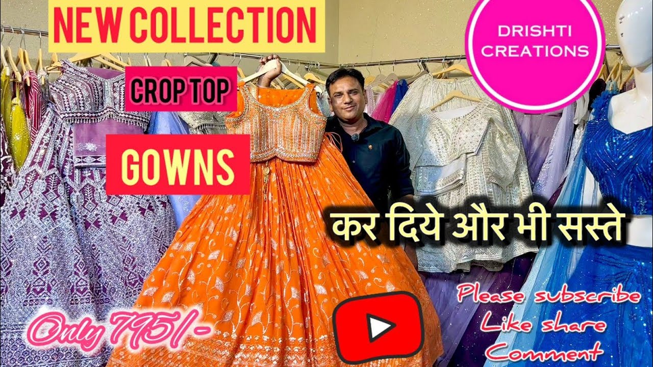 सस्ते सस्ते CROP-TOP सिर्फ़ DRISHTI CREATIONS | NEW COLLECTIONS CROP-TOP & GOWNS ...