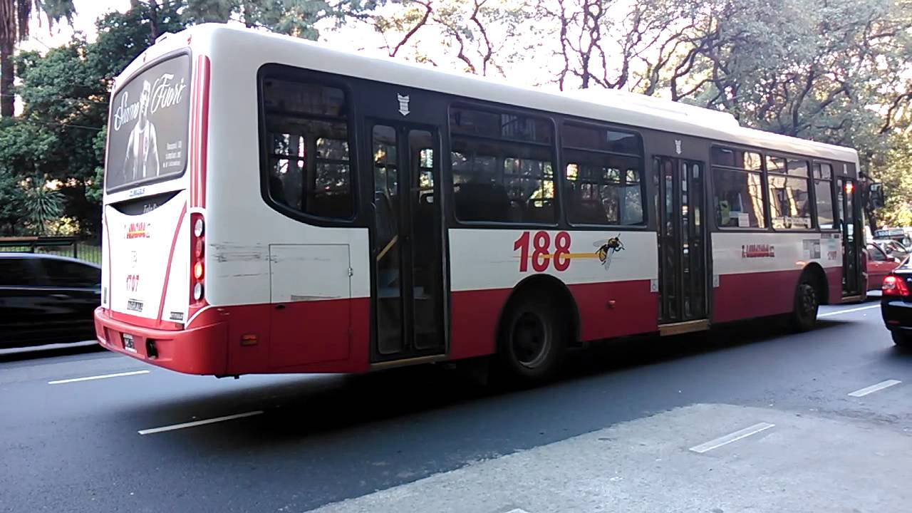 Línea 188 - Interno 1707 (Todo Bus Agrale MT 17.0 LE con aire) - YouTube