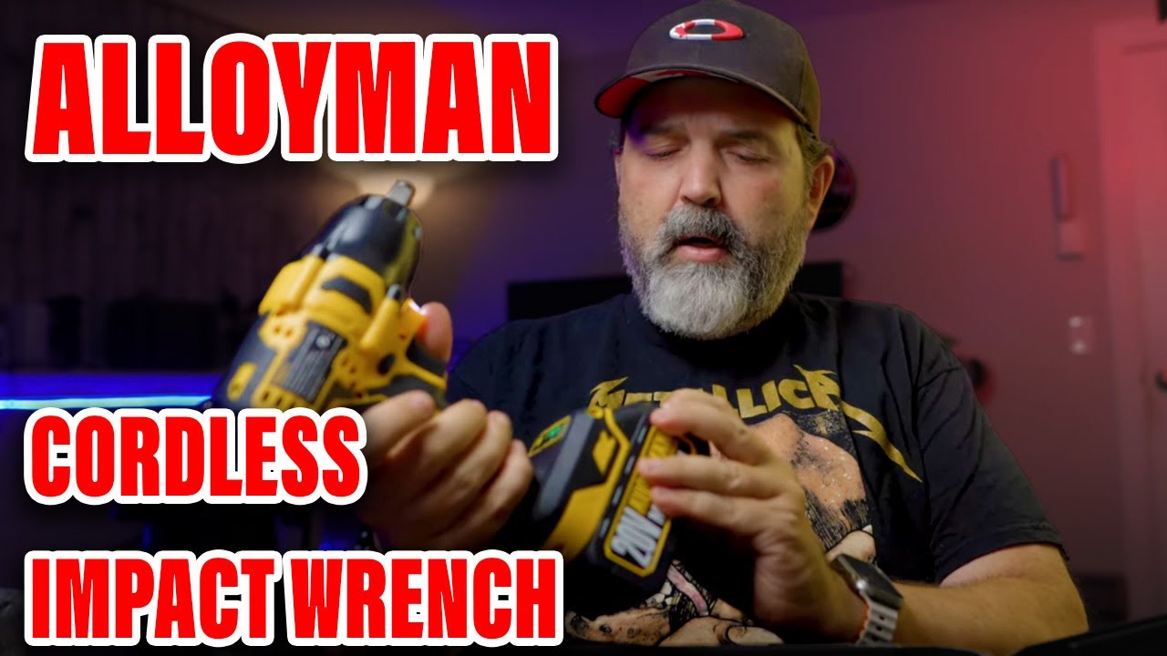 Alloyman Brushless Cordless Impact Wrench Unboxing and Review - YouTube