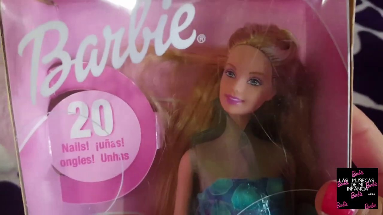 AMAZING NAILS BARBIE😍💄💅💞2001 y Set de Zapatillas - YouTube