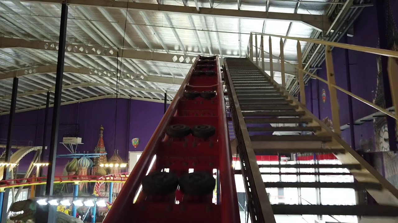 TransMart MX Mall Malang Roller Coaster - First-person view (FPV) - YouTube