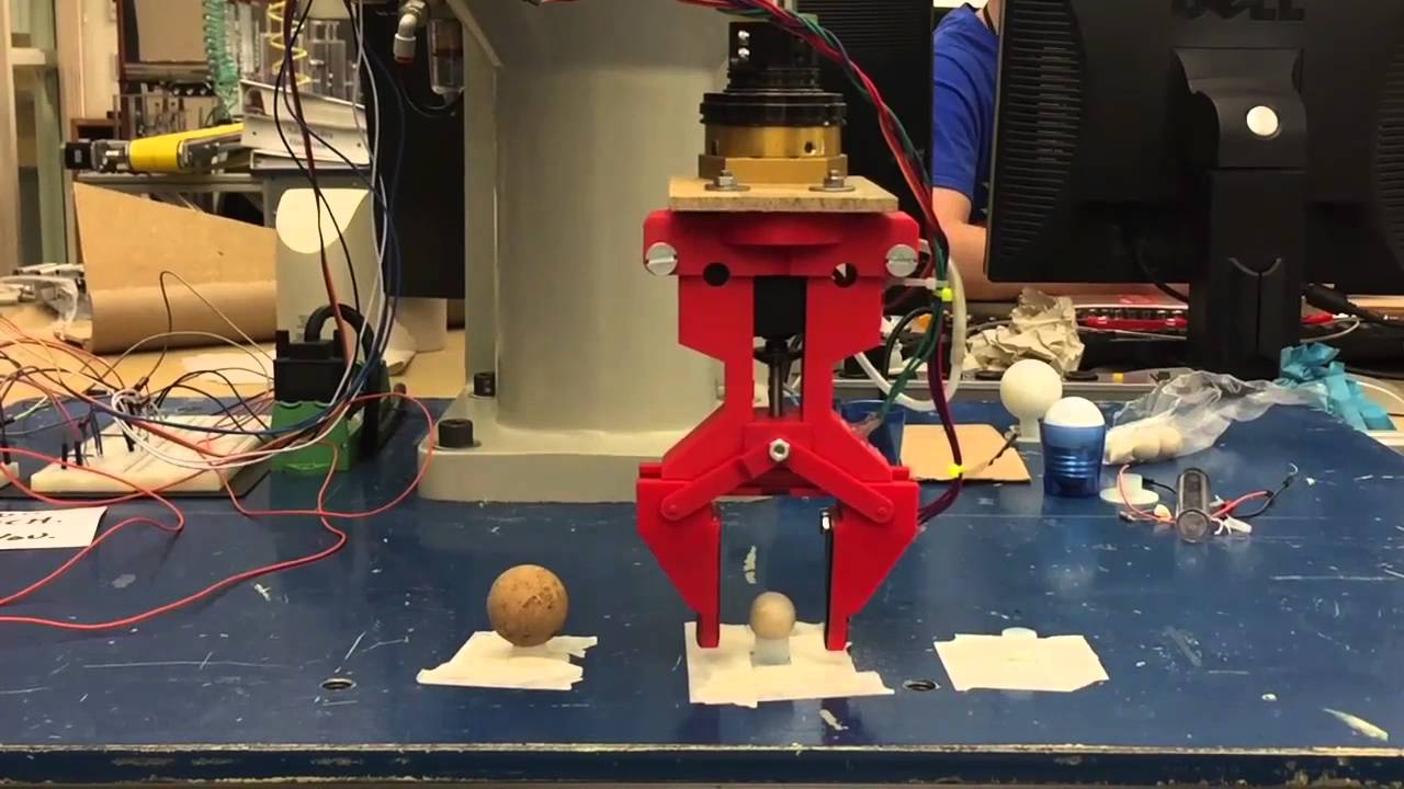 Tactile Sensing Gripper Demo - YouTube