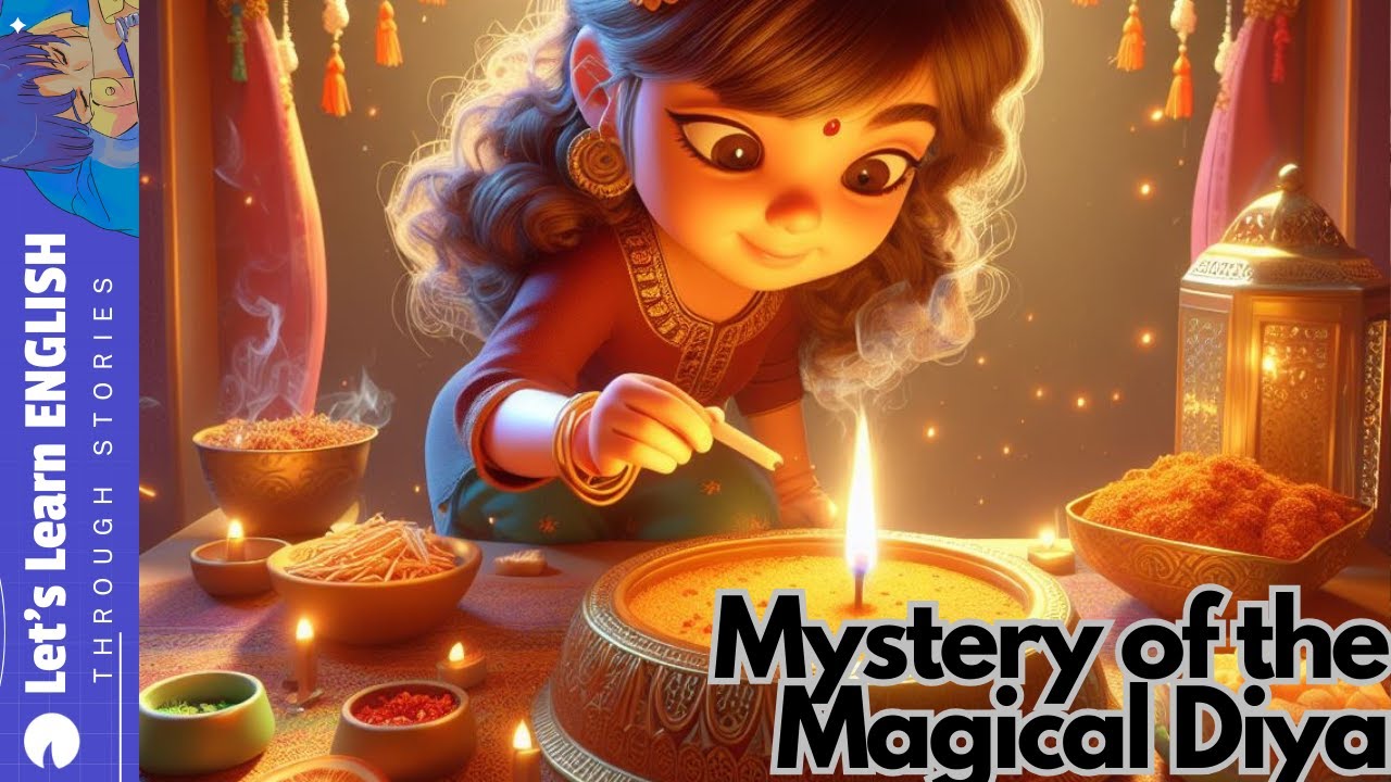 Learn English Through Story - Mystery of the Magical Diya ★ Level 3 ...
