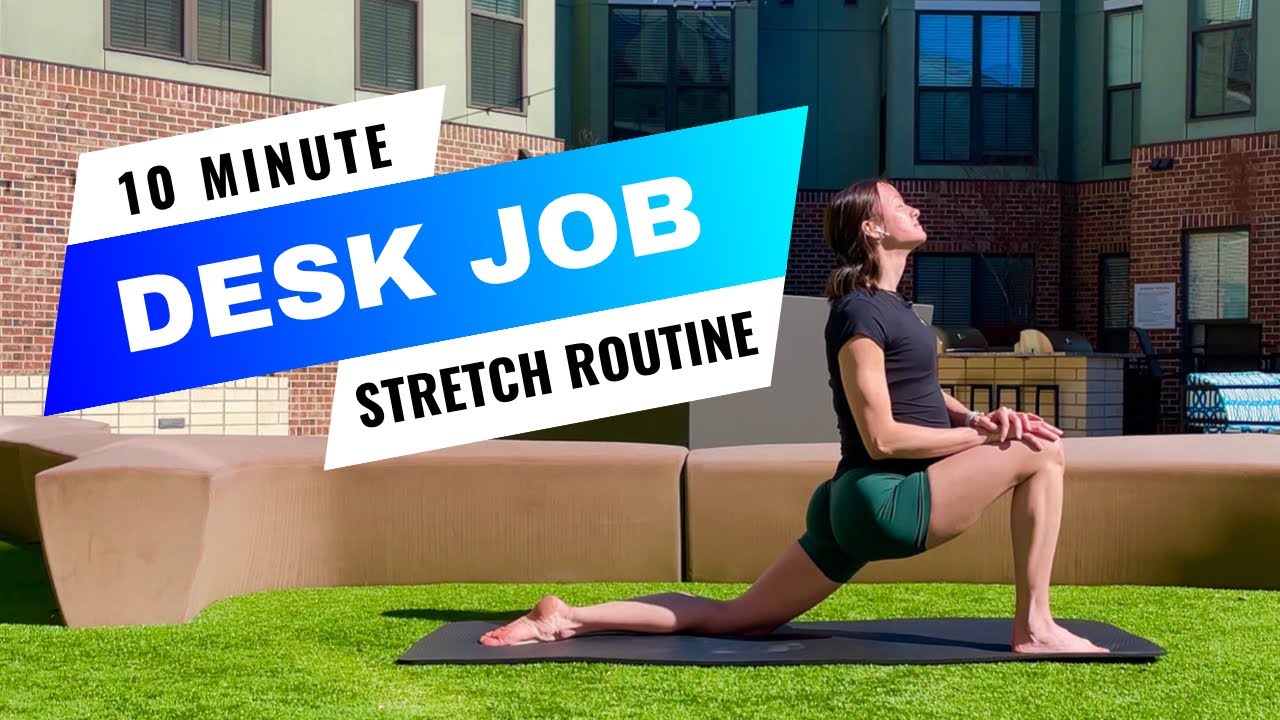 10 MIN STRETCH FOR SITTING ALL DAY (feel-good daily routine) - YouTube