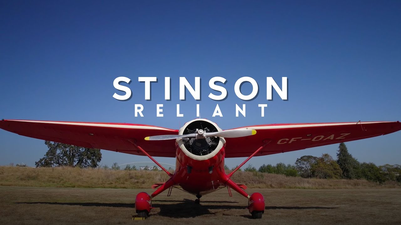 BC Aviation Museum: 1937 Stinson Reliant SR9-E - YouTube