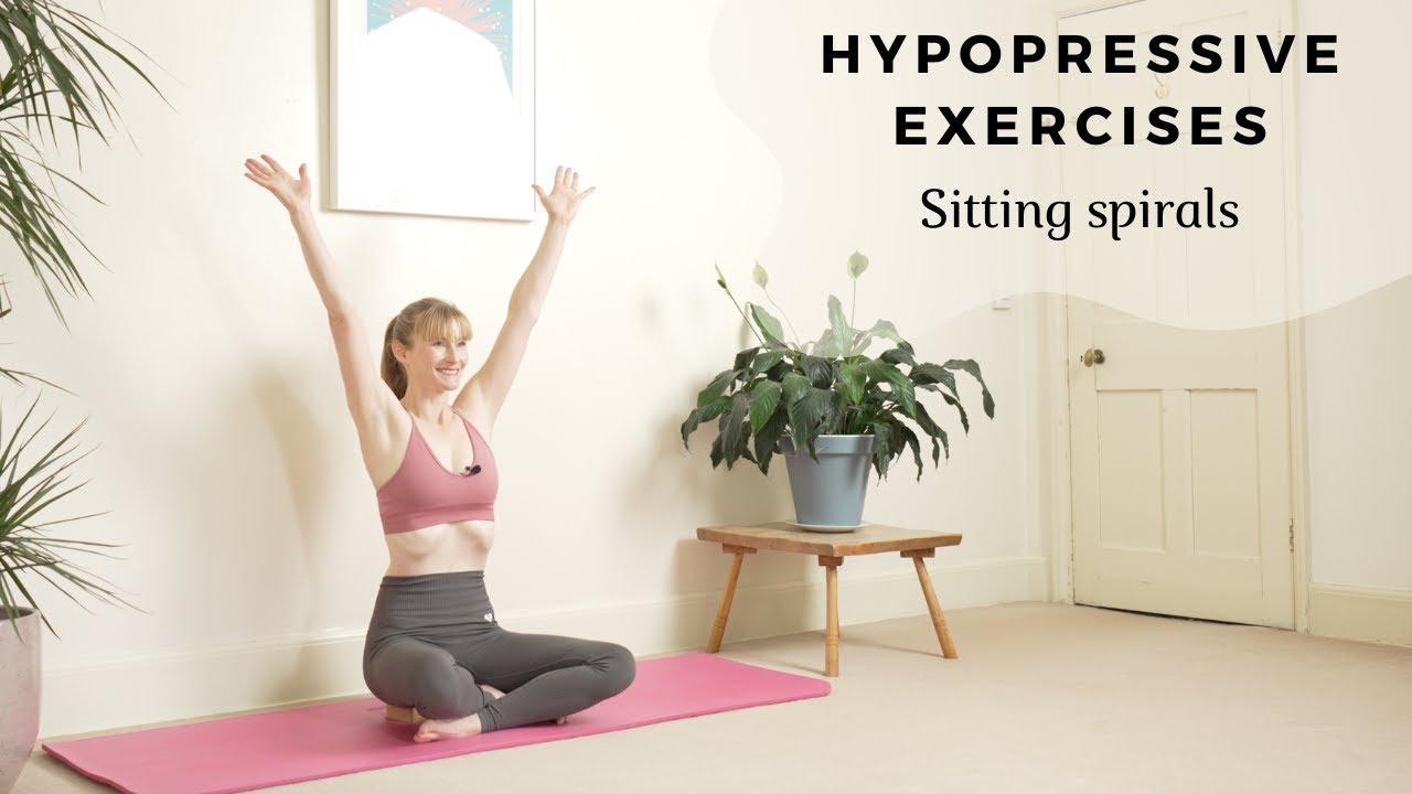 Hypopressive Exercises Sitting Spirals Sequence | 13 minutes - YouTube