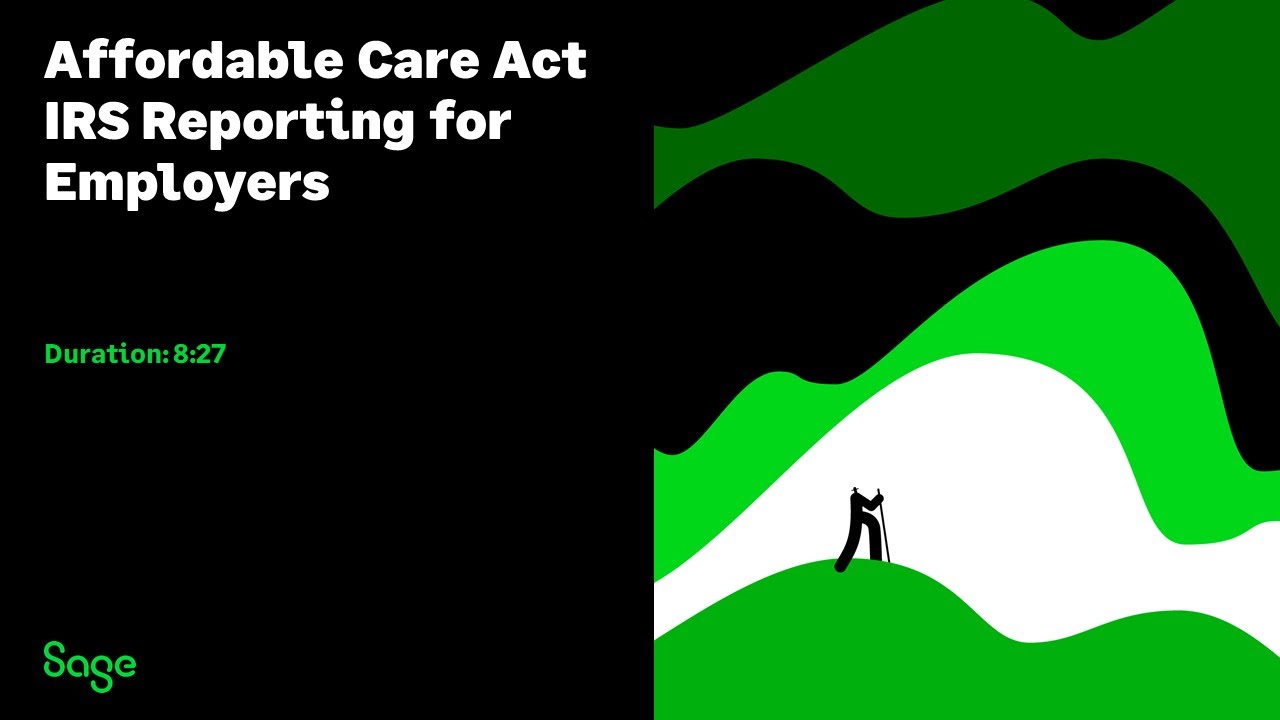 Sage 300 CRE (US) - ACA: IRS Reporting for Employers (2020) - YouTube