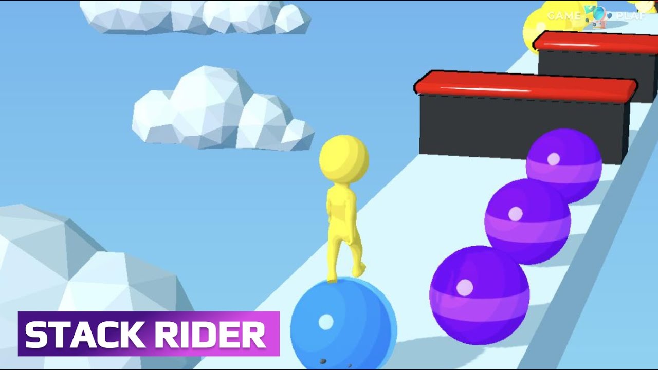 Stack Rider Game Review - Walkthrough - YouTube
