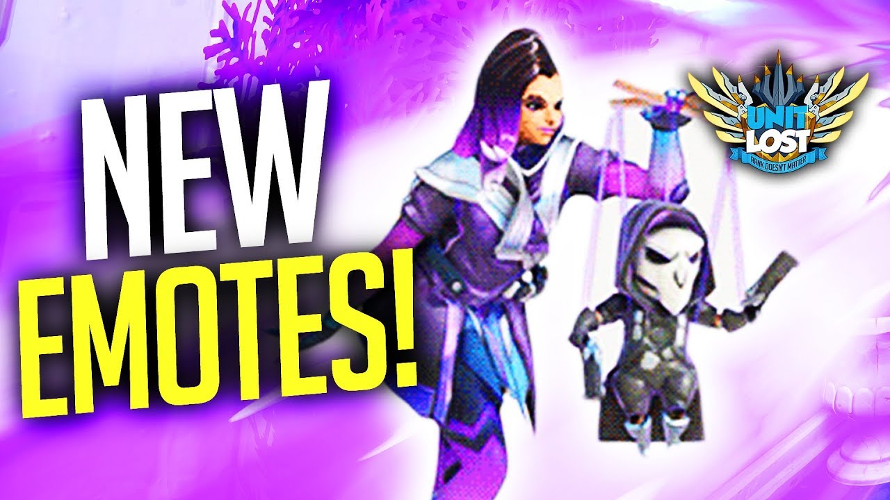 Overwatch - NEW Mercy, Genji and Sombra Emotes! / 10 MILLION OWL ...