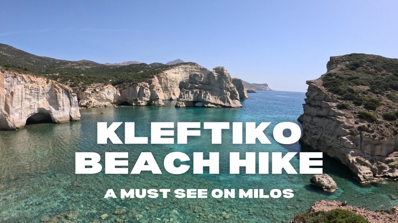 Kleftiko Beach | Milos, Greece - Hike to Kleftiko Beach - YouTube