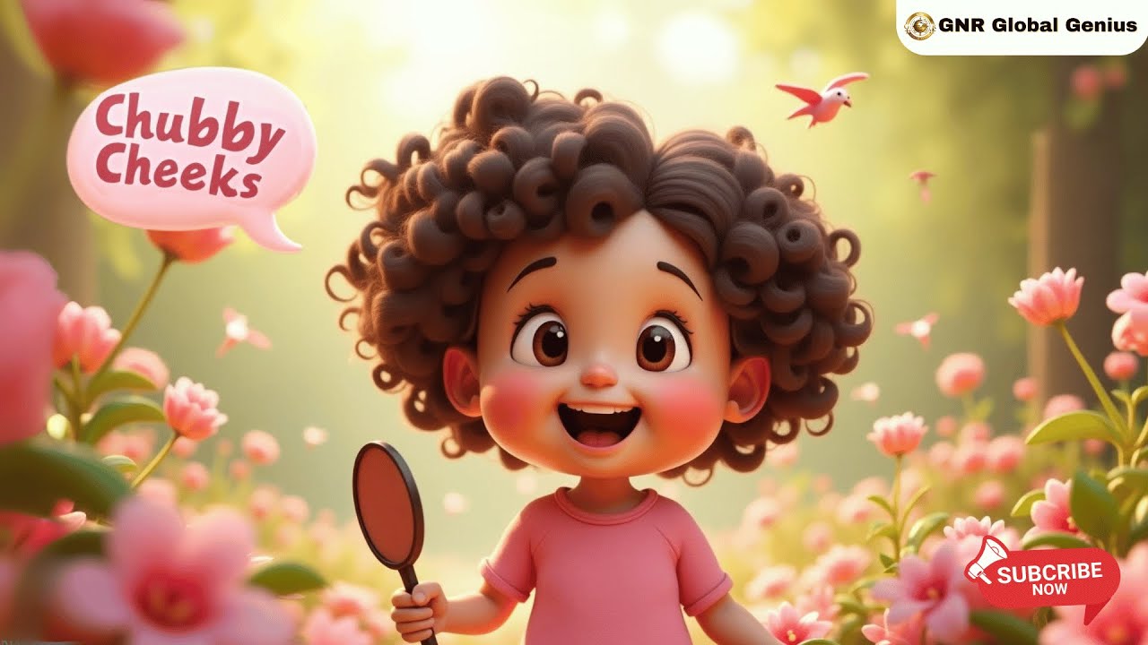 Chubby Cheeks | Animated Rhyme B | GNR Global Genius - YouTube