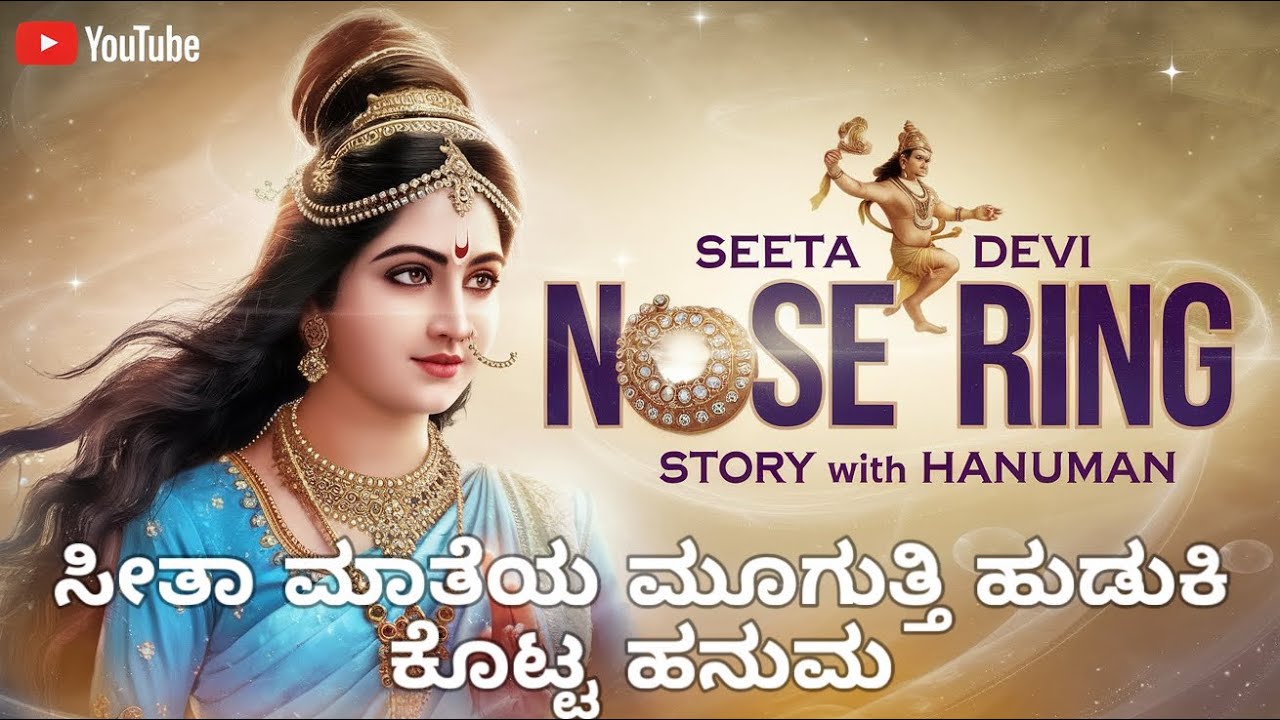 Hanuman Story with SEETA DEVI on Nose Ring | ಸೀತಾ ದೇವಿಯ ಮೂಗುತ್ತಿ ಹುಡುಕಿ ಕೊಟ್ಟ ಹನುಮಂತ - YouTube