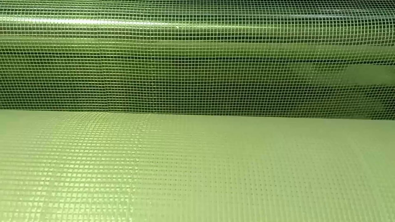 fiberglass mesh production - YouTube