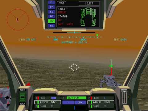 Let's Play EarthSiege 2 - Mission 4 Alpha Sector - YouTube